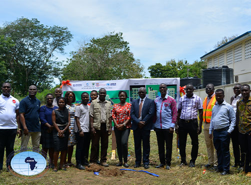 Sod Cutting Ceremony held for the ACECoR Multipurpose Building | Africa Centre of Excellence in ...